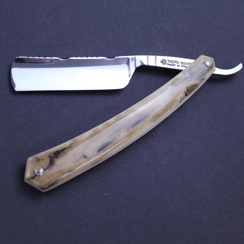 Thiers Issard 6/8 Mammoth Ivory Razor, Sun Design | The Invisible Edge