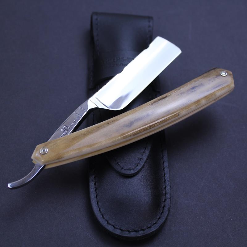 Thiers Issard 6/8 Mammoth Ivory Razor, Sun Design | The Invisible Edge