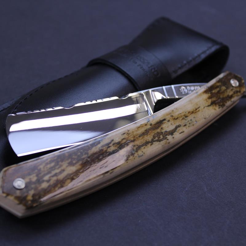 Thiers Issard 6/8 Mammoth Ivory Razor, Sun Design | The Invisible Edge
